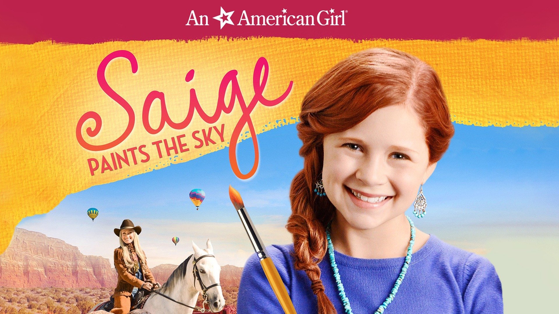An American Girl Saige Paints The Sky