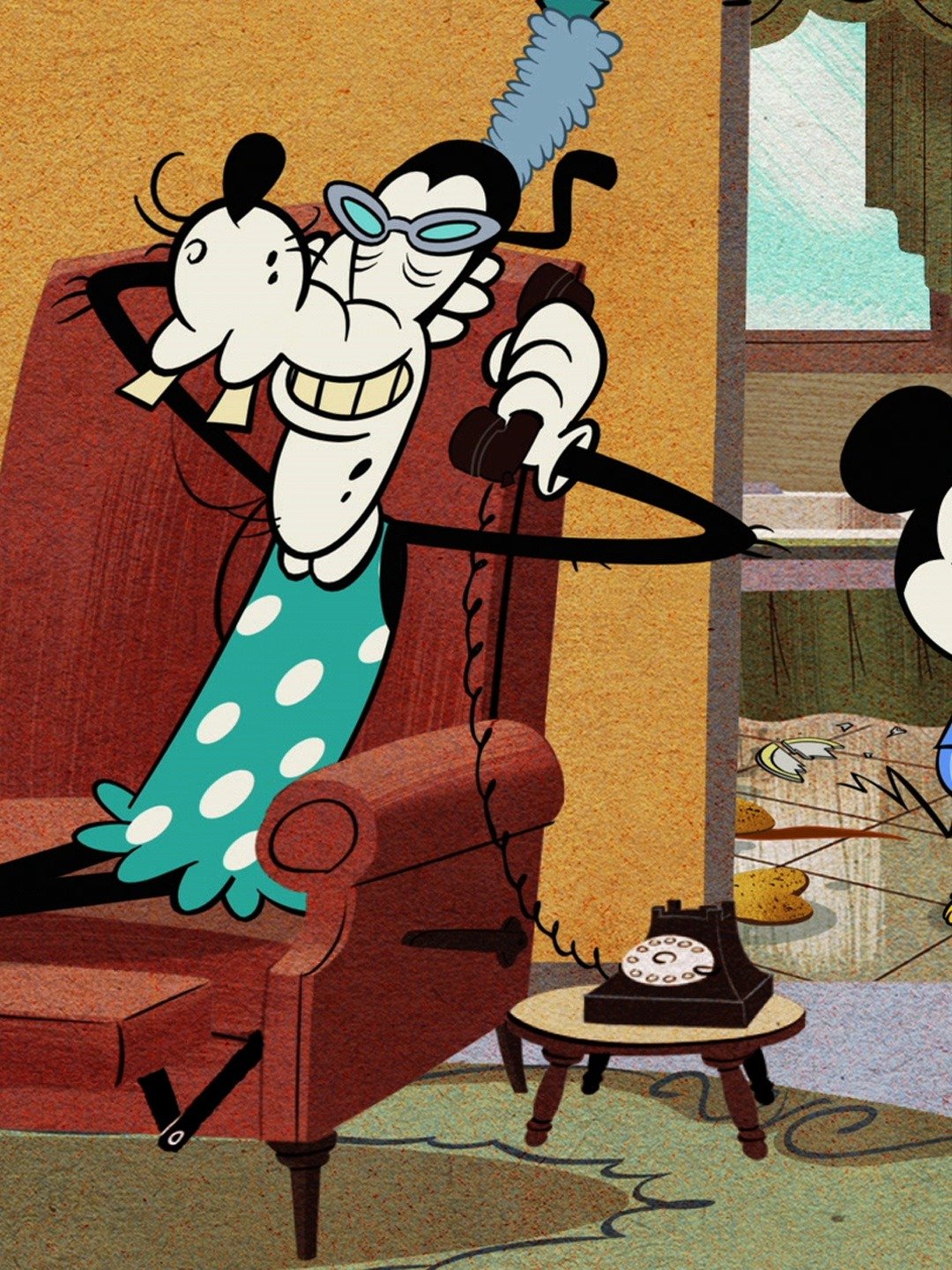 Grandma Cartoon Mouse