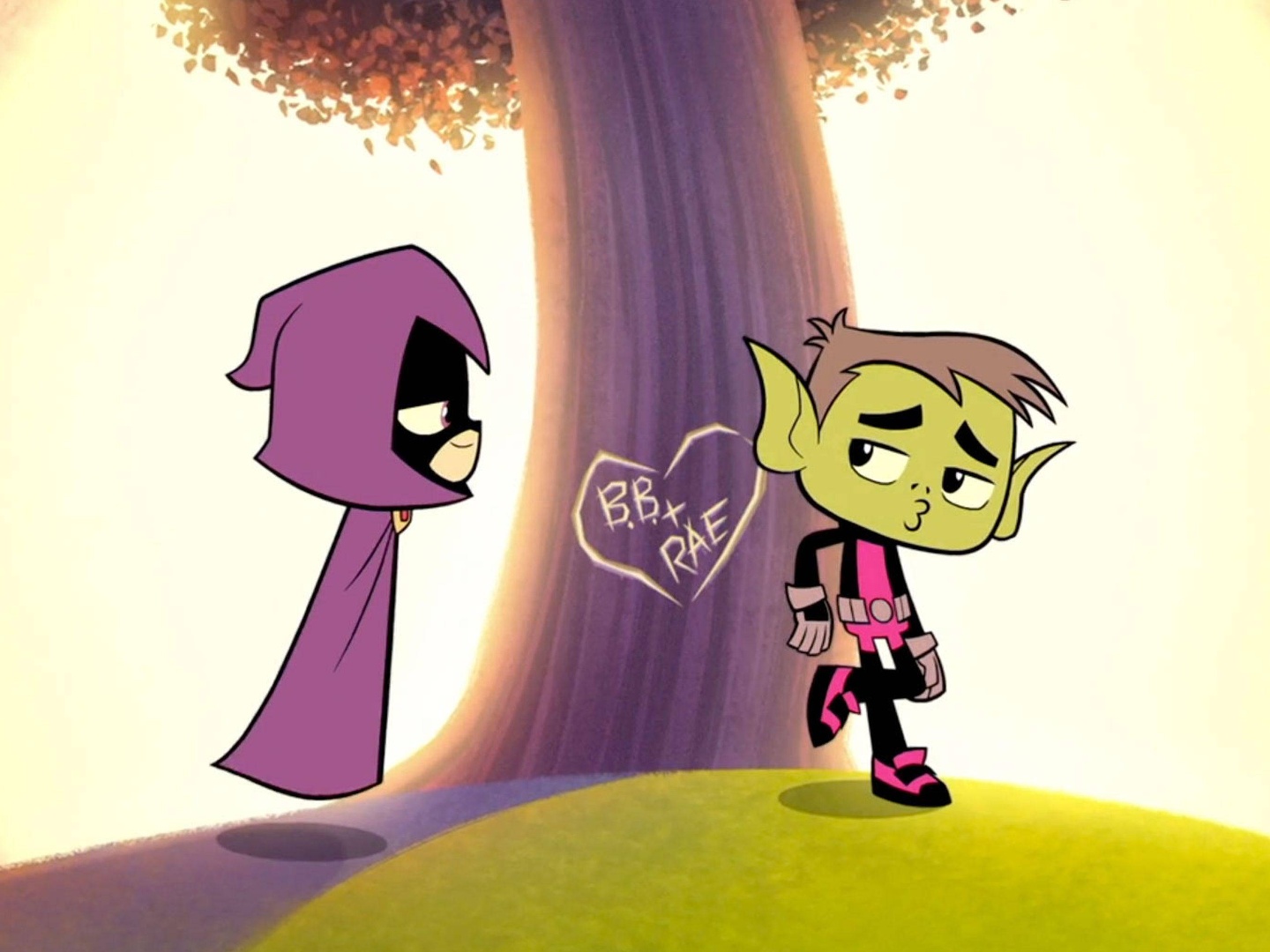 Raven And Beast Boy Kiss Episode