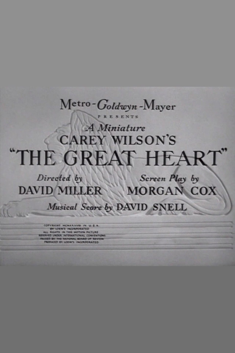 The Great Heart - Rotten Tomatoes