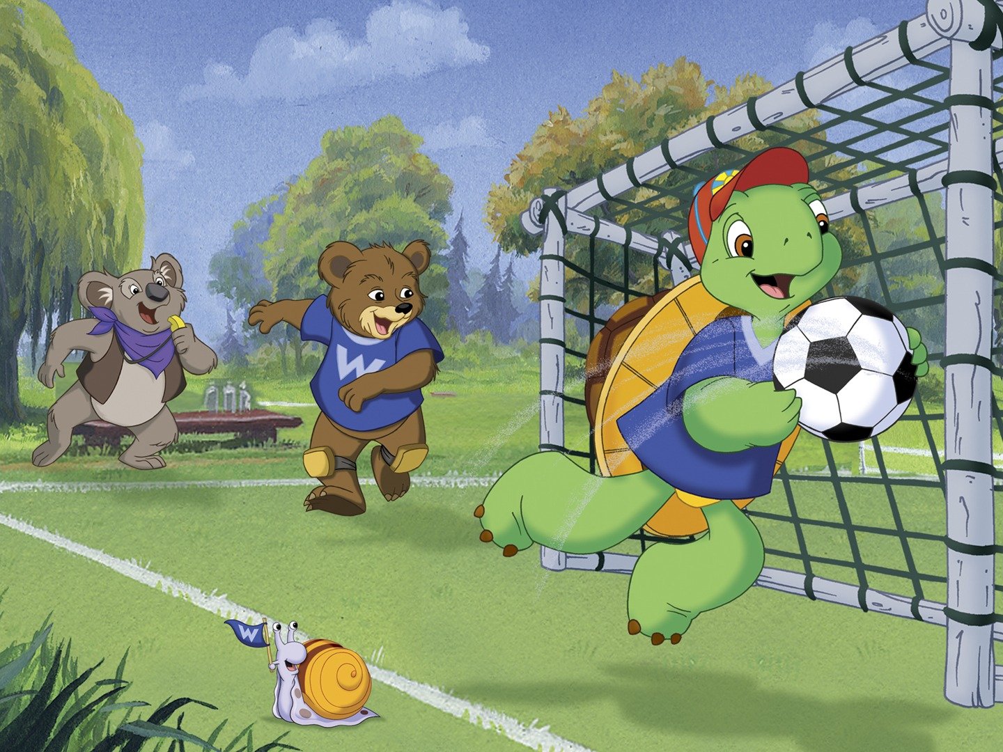 Turtle Kicks Ball