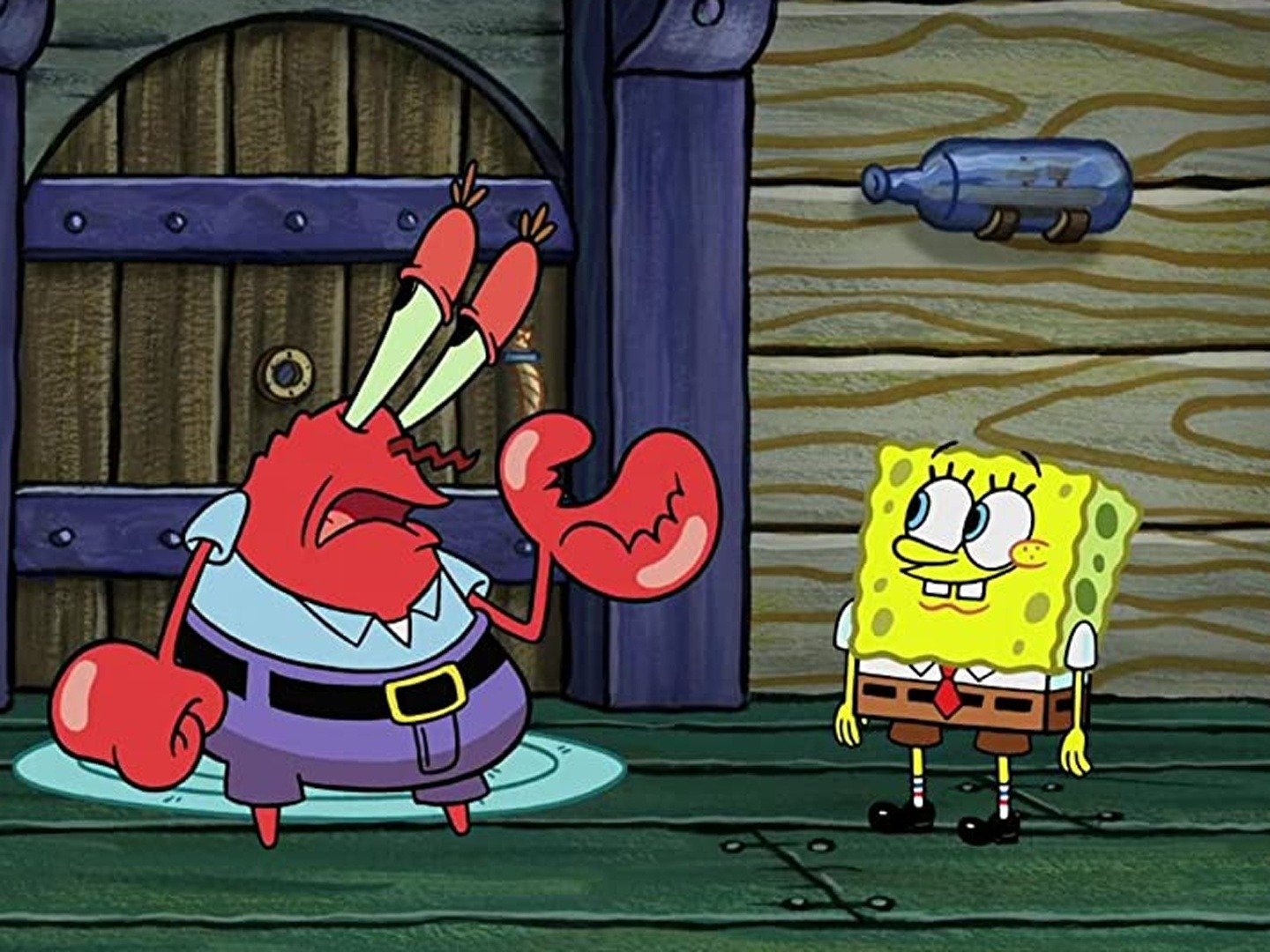 Mr Krabs And Spongebob Talking