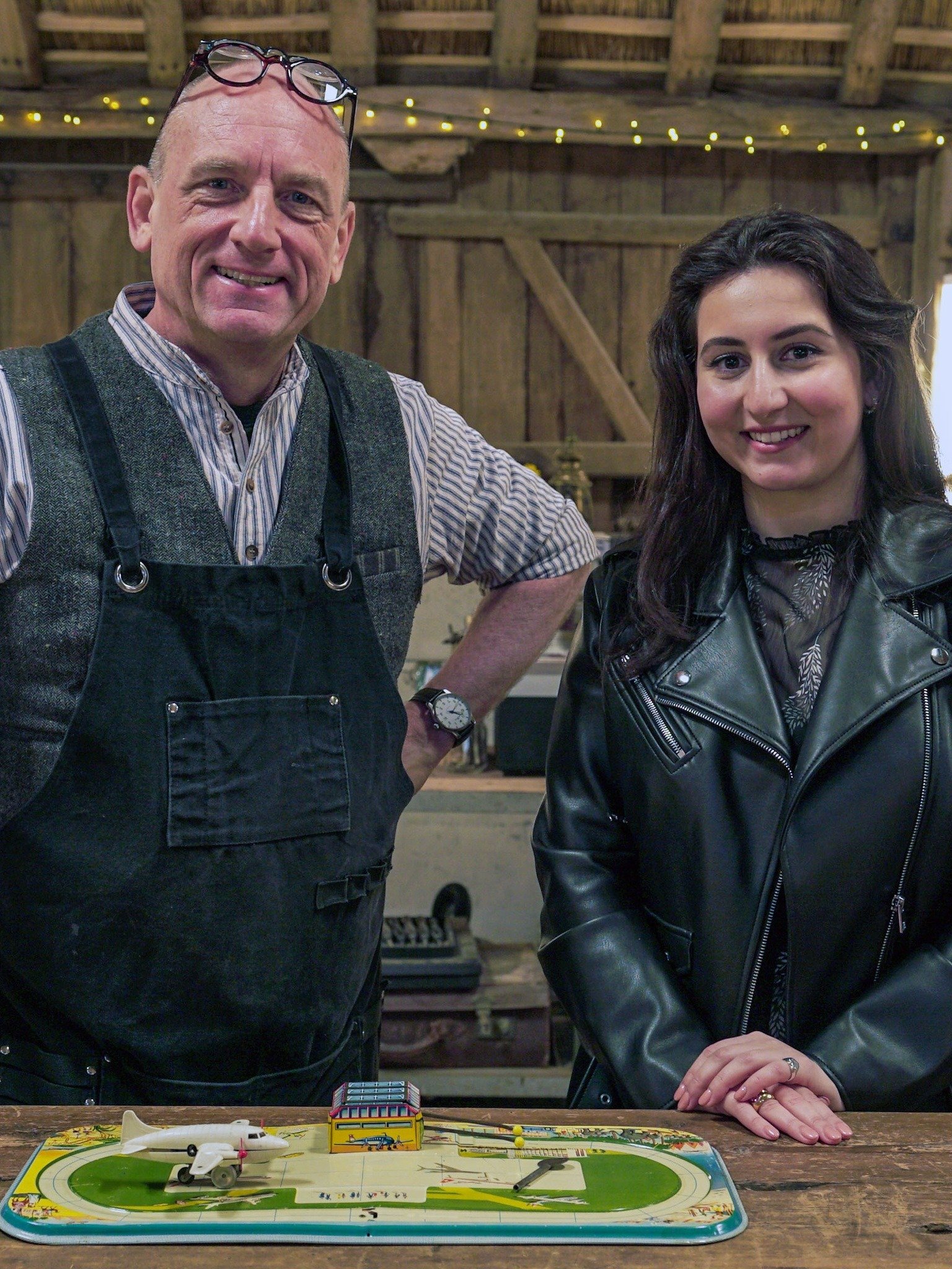 Chandelier, Mother of Pearl Table and Runway Plane Pictures - Rotten ...