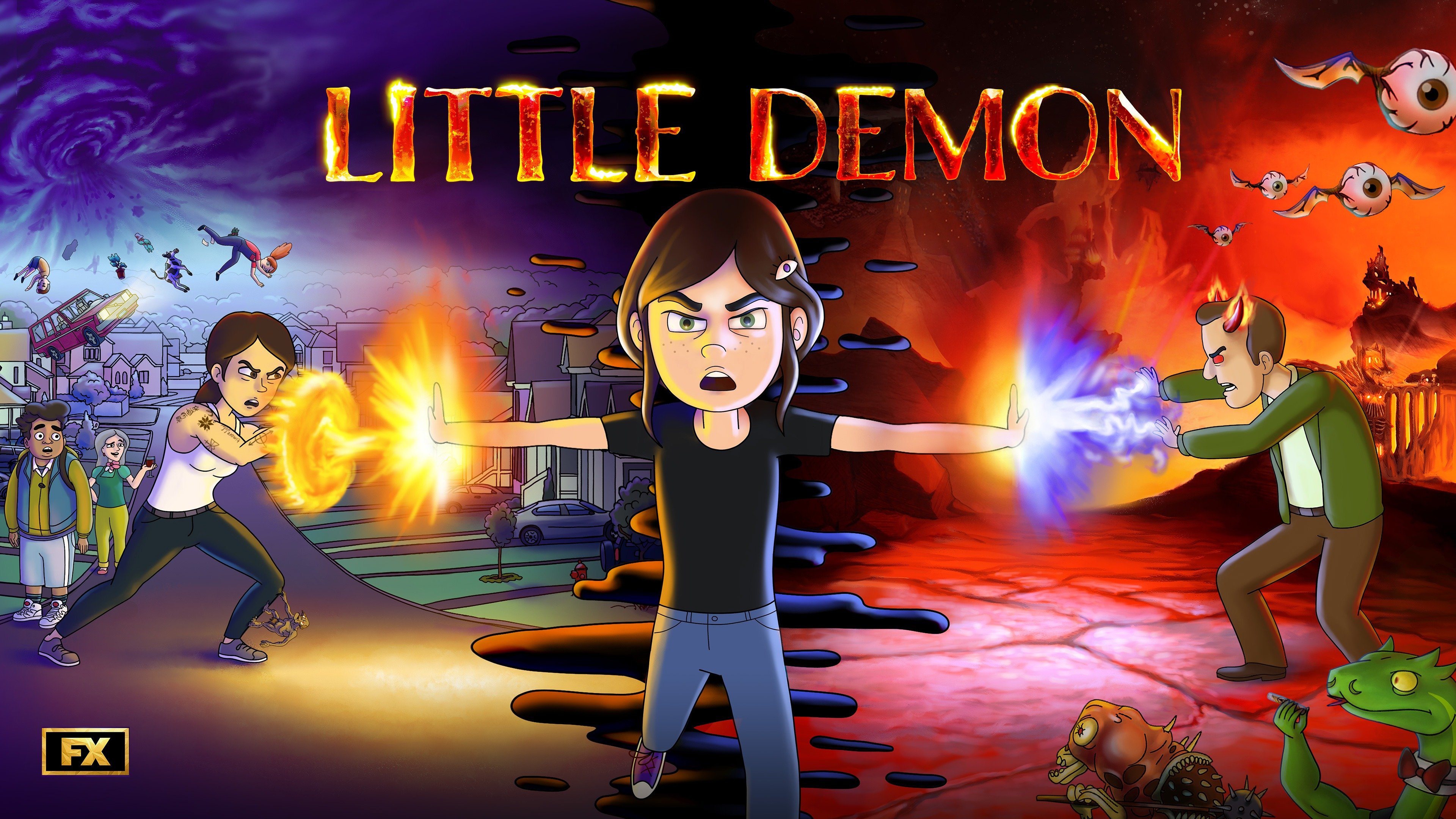 Little Demon: Season 1 Episode 1 Clip - Laura Picks a Fight With Satan ...