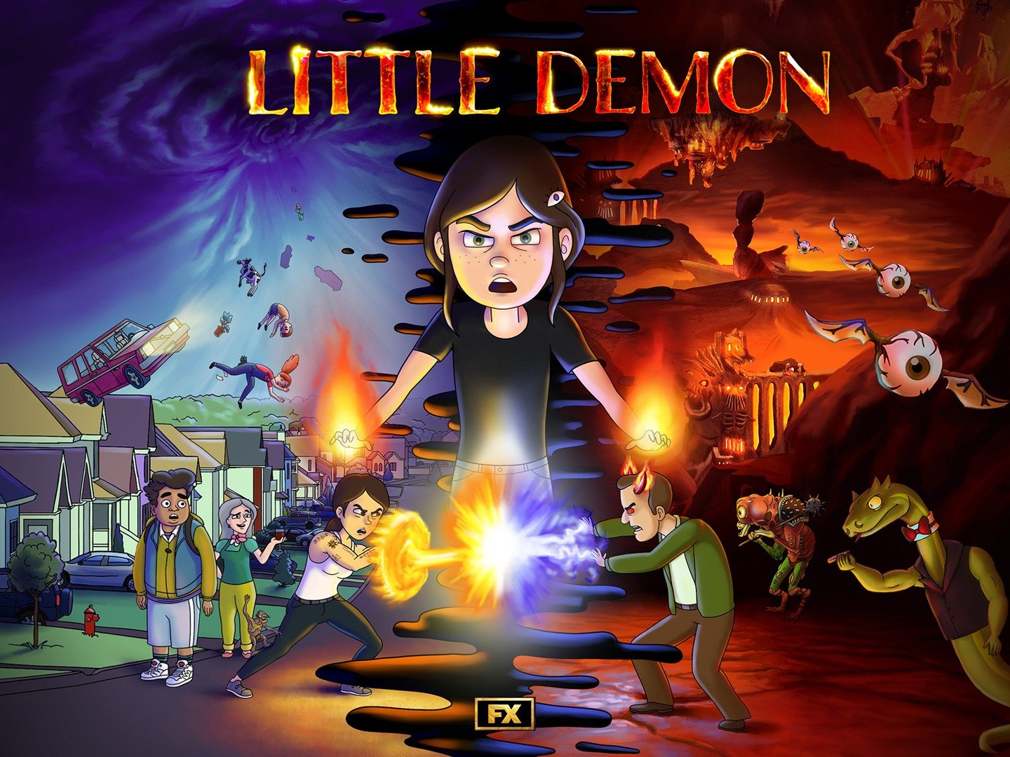 Little Demon: Season 1 Episode 1 Clip - Laura Picks a Fight With Satan ...