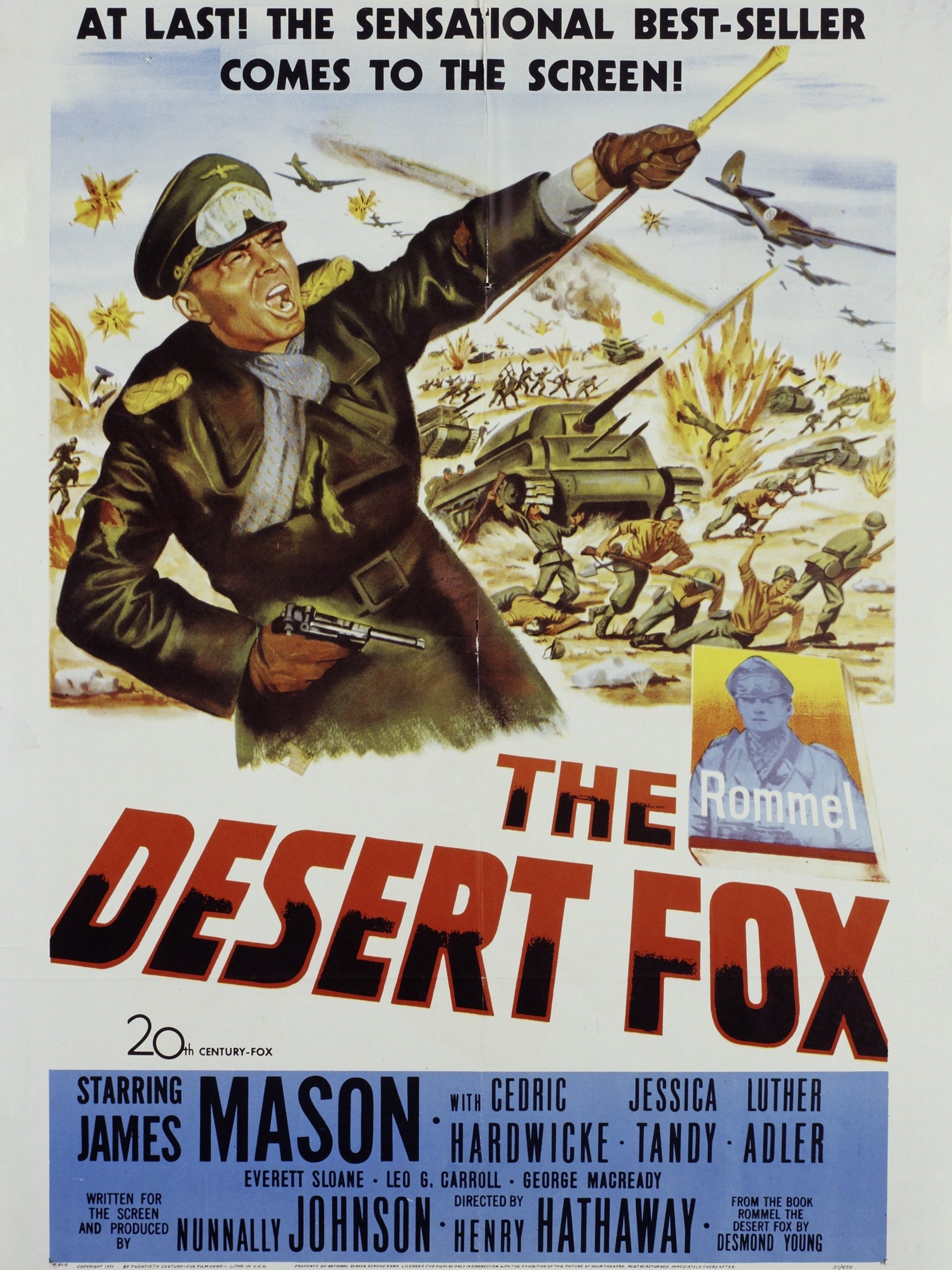 The Desert Fox Dvd Cover