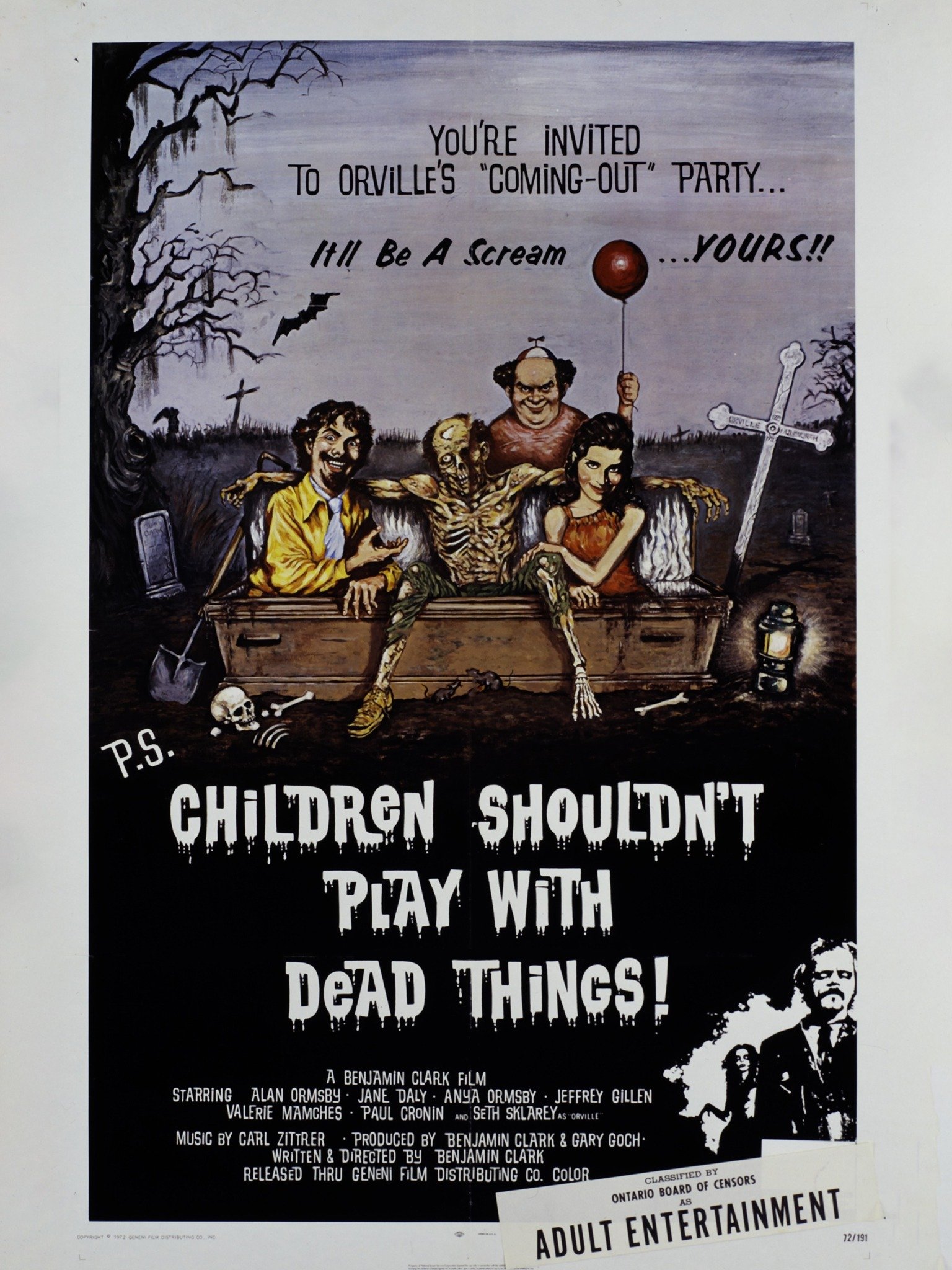 Children Shouldn't Play With Dead Things (1972) - Rotten Tomatoes