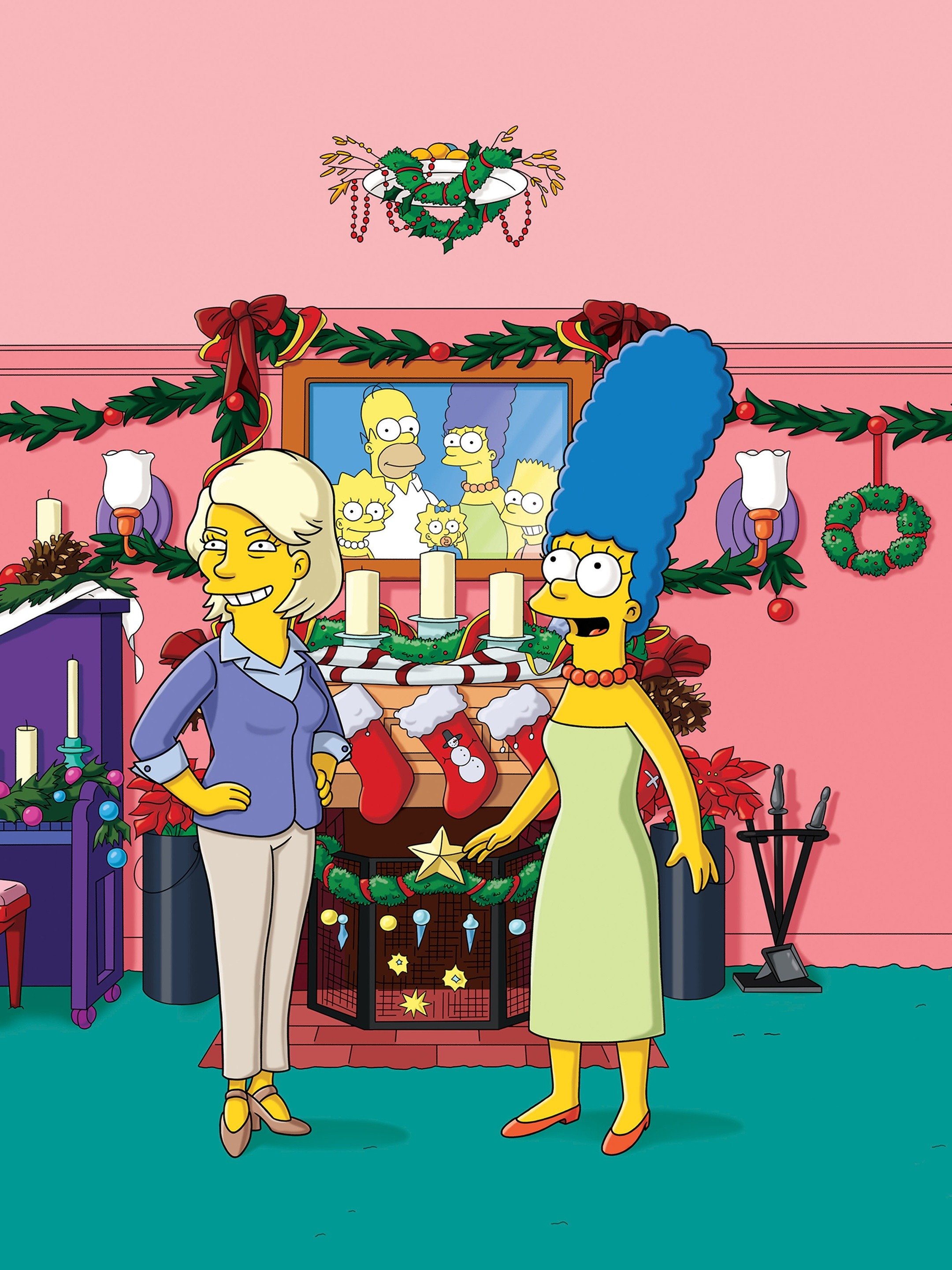 Simpsons Christmas Wallpaper