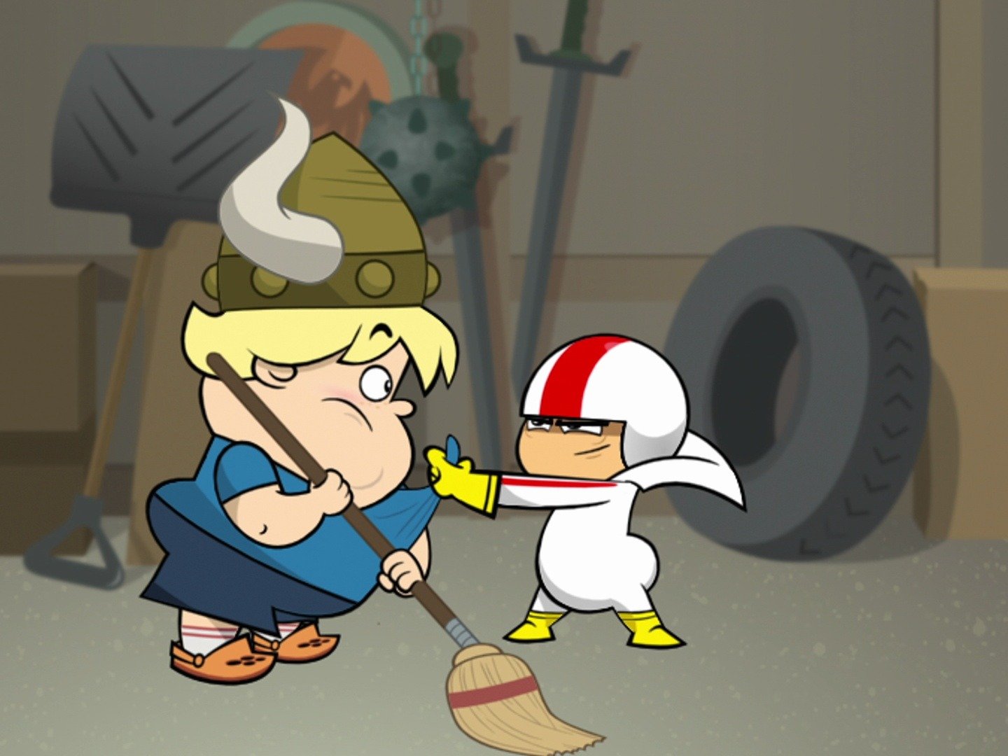 Kick Buttowski And Gunther Wallpaper