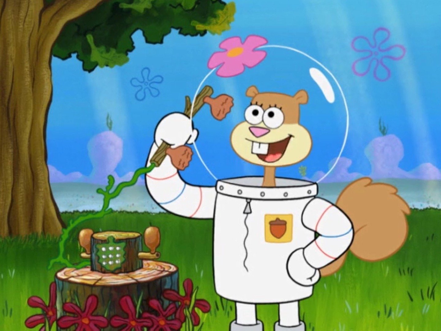 Sandy From Spongebob House Inside