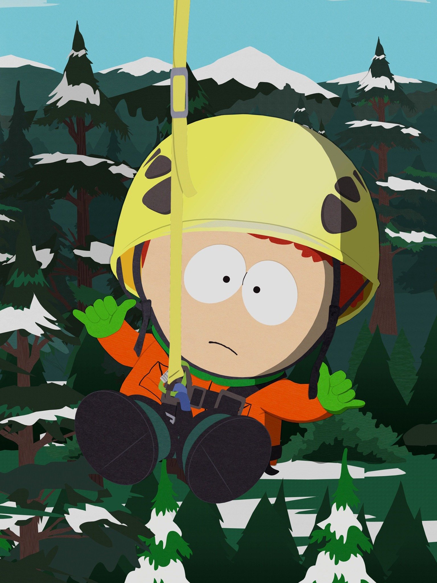 Ziplining South Park