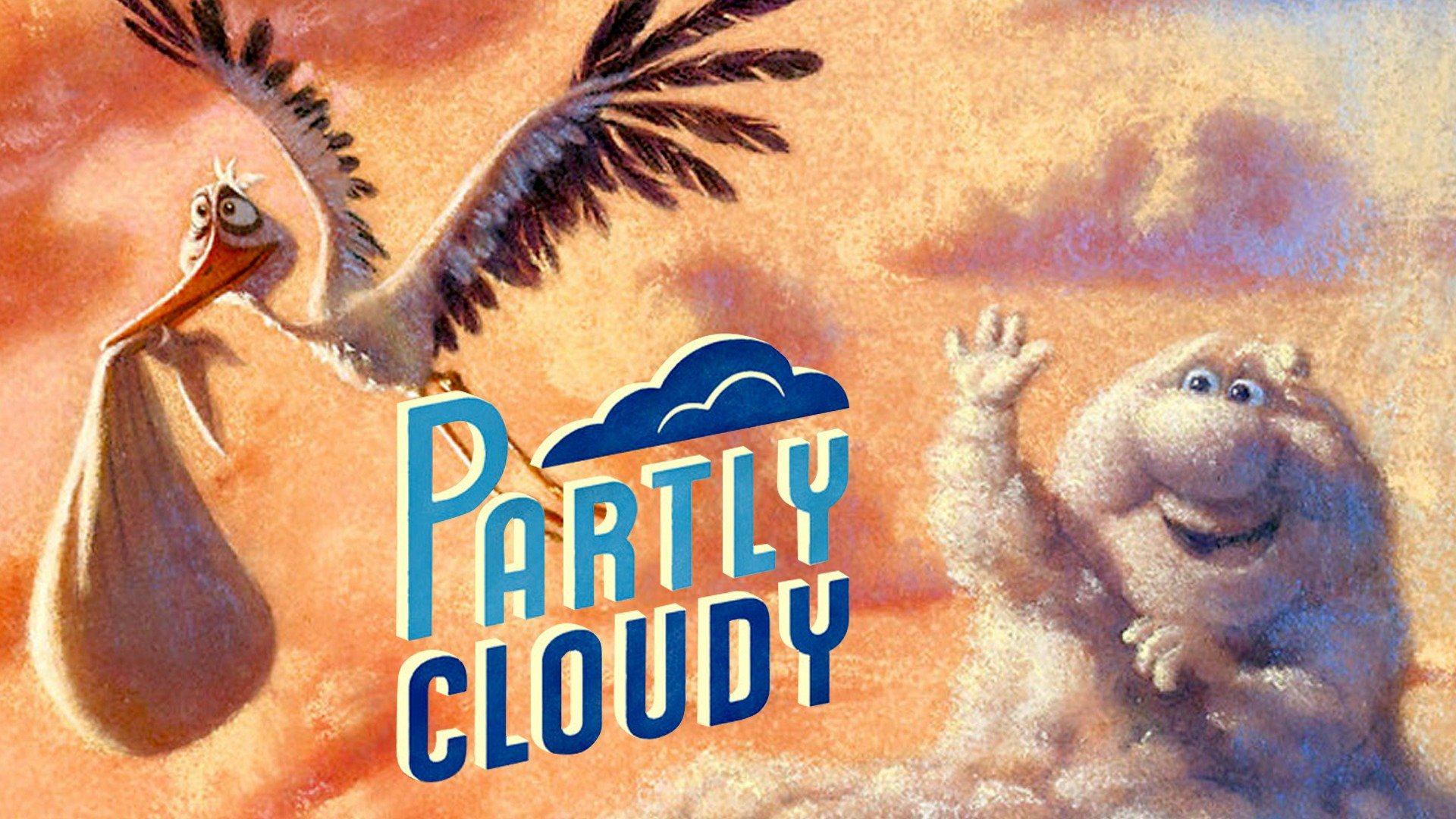 Partly Cloudy Pixar Poster